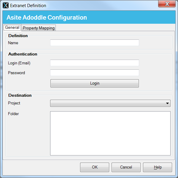 Asite Adoddle Configuration